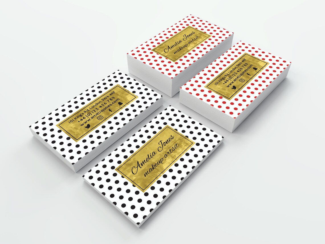 Personalized Calling Card / Contact Card / Custom Business Card, Modern ...