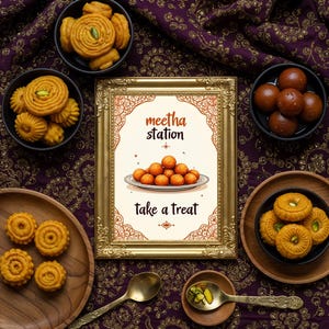 Meetha Sweet Station 003 | Mehndi Decor | Dholki Party Decor ...