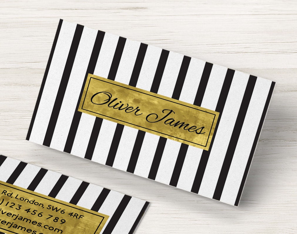 Personalized Calling Card / Contact Card / Custom Business Card Modern ...