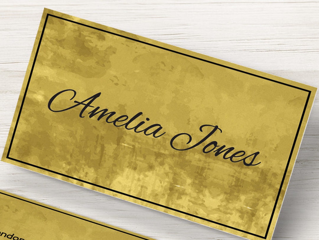 Personalized Calling Card / Contact Card / Custom Business Card Make up ...
