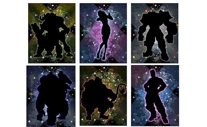 Printable Overwatch Wall Decor , Overwatch Tank Characters Printable ...