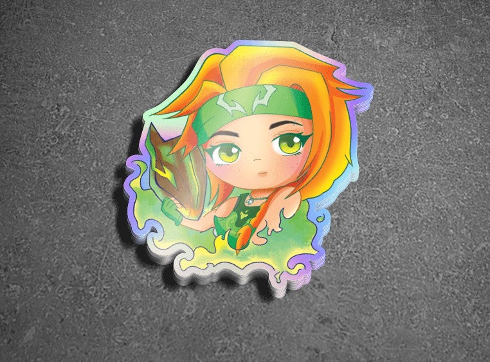 Holographic Valorant Stickers Yoru and Skye - Etsy