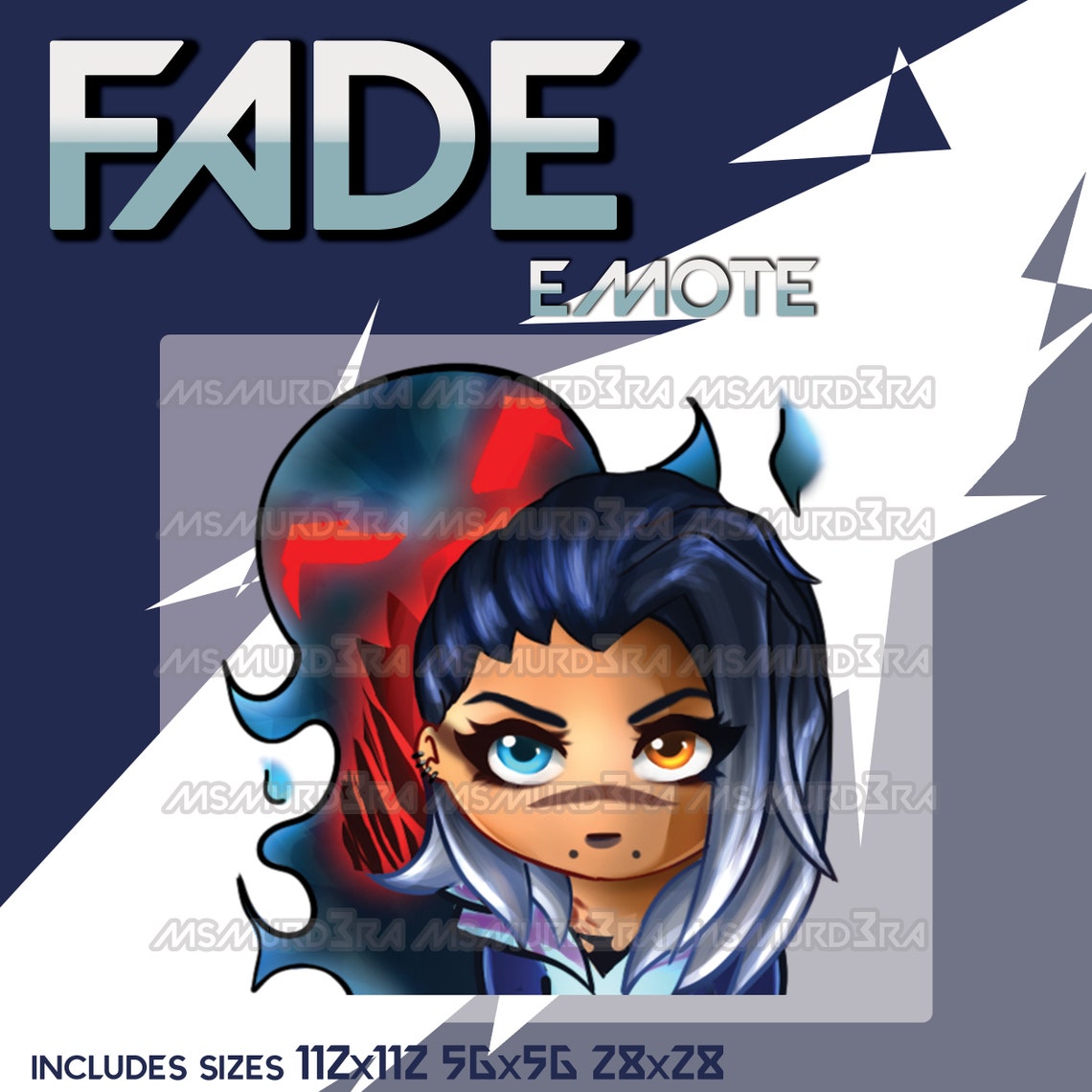 Fade Valorant Twitch Emote , Fade Valorant , Fade Emote - Etsy