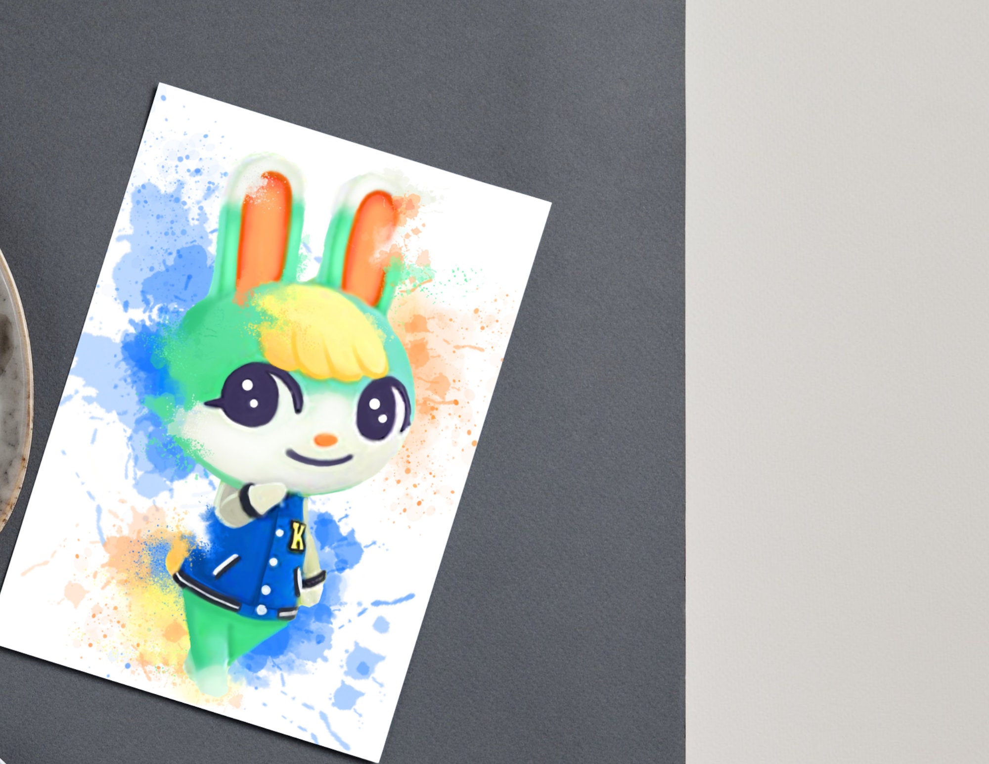 Animal Crossing Printable Wall Art, ACNH Poster Watercolor, 6 Villagers ...