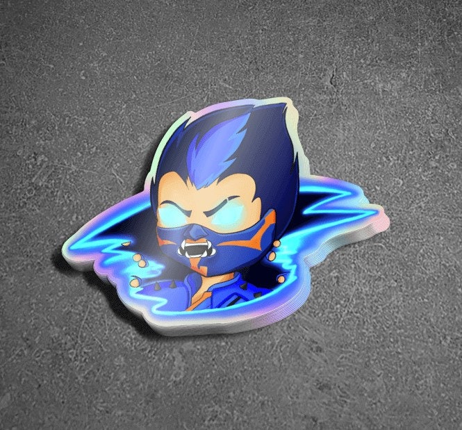 Holographic Valorant Stickers Yoru and Skye - Etsy