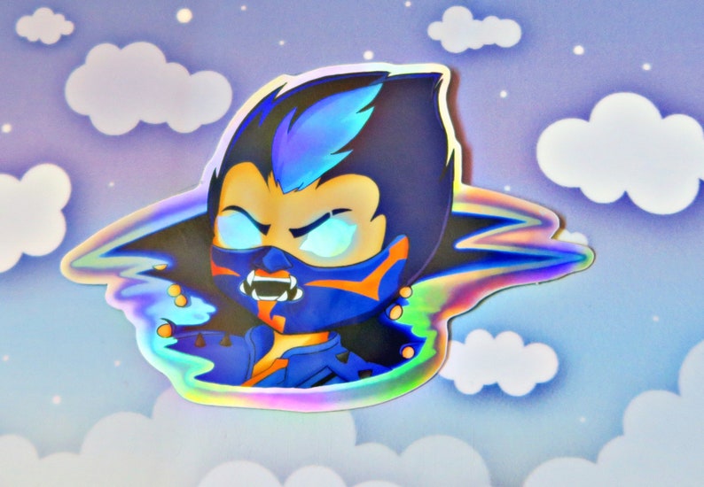 Holographic Valorant Stickers Yoru and Skye - Etsy