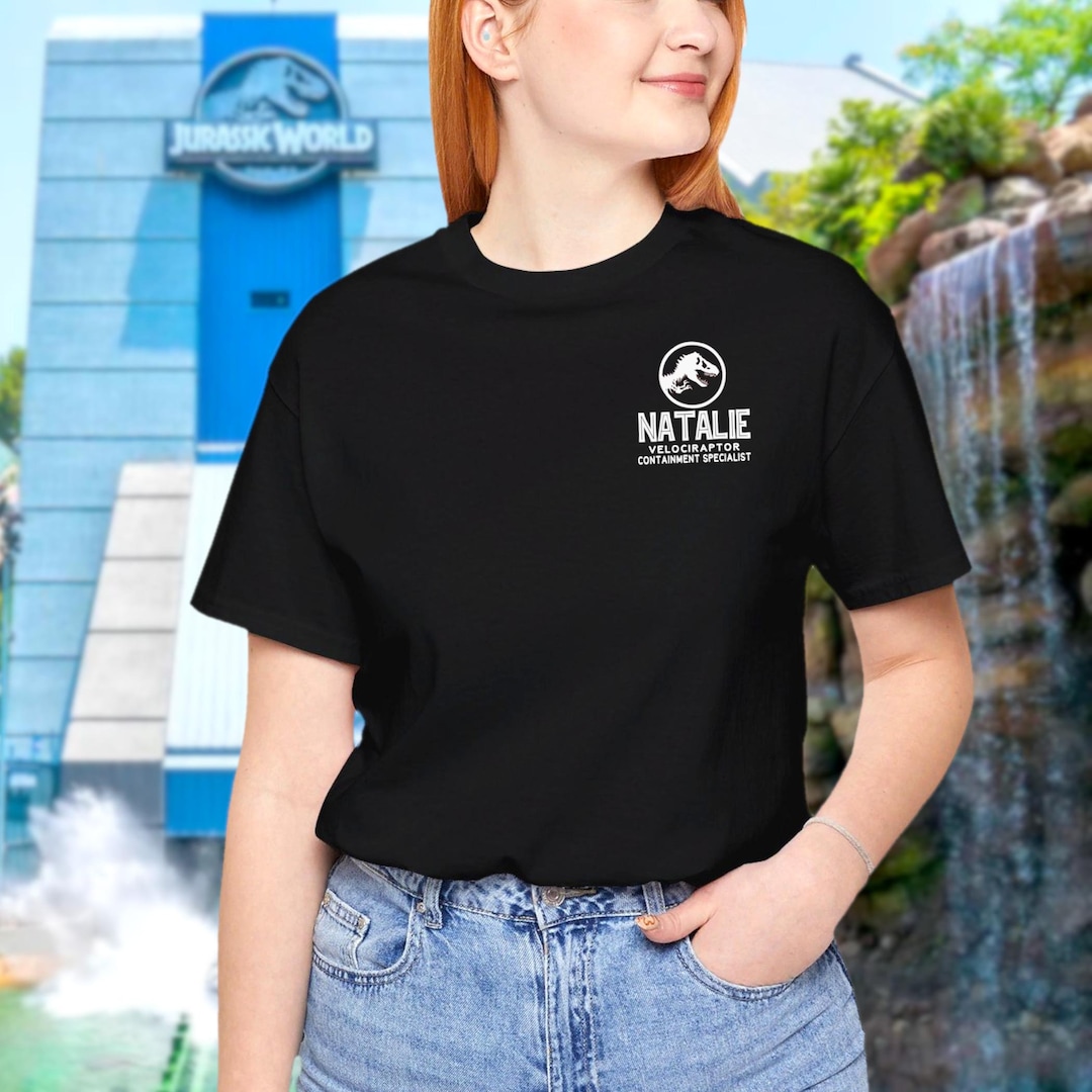 Custom Jurassic Staff Shirt. Personalized Dinosaur Park Employee Ranger ...