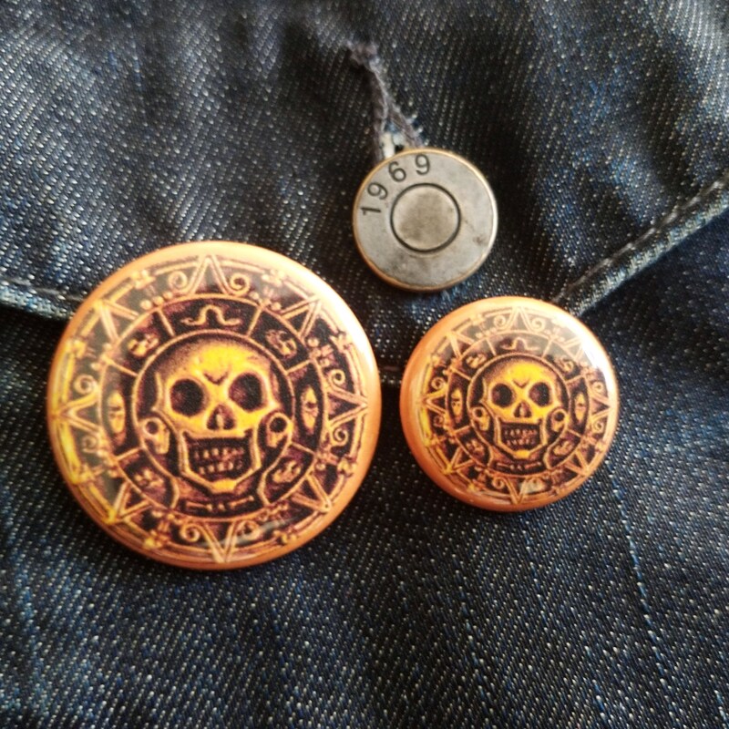 Pirate Buttons - Etsy