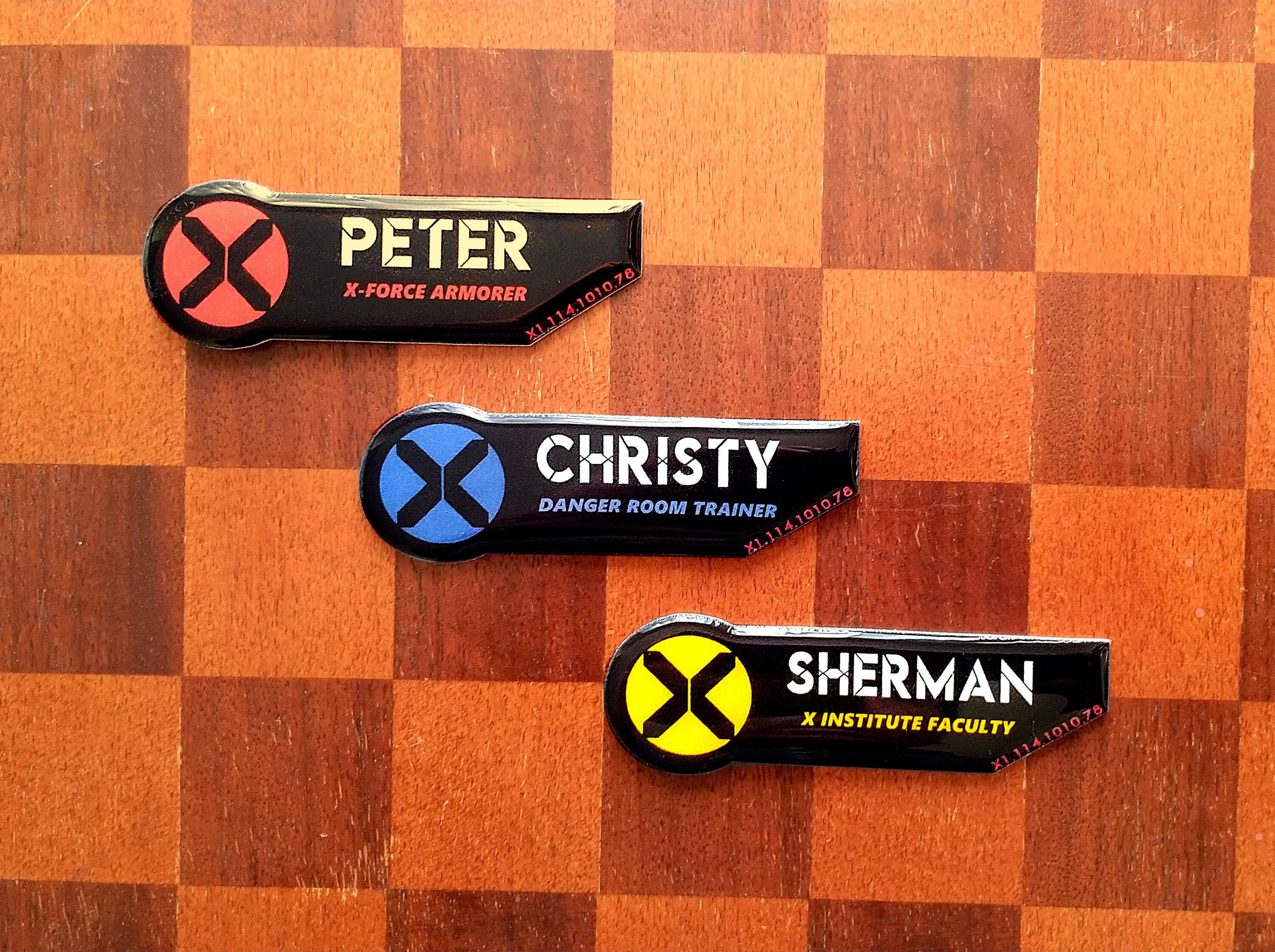 Personalized Xavier Name Tag | Cosplay Costume Accessory Shrink Plastic ...