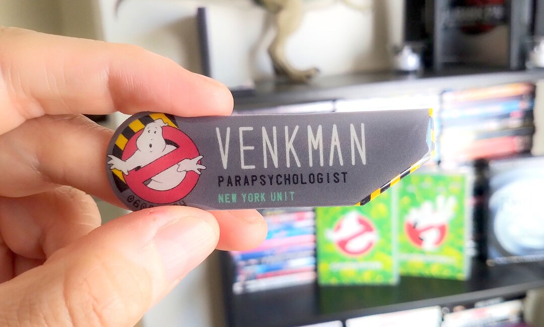 Personalized Ghostbuster Name Tag. Cosplay Accessory Gift for ...