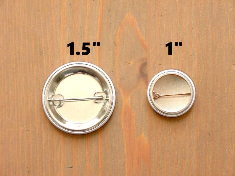 Equality Symbol Pinback Buttons. 1” or 1.5 Inch Hand-pressed Pin Set ...
