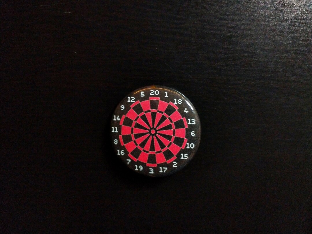 Dart Board Buttons Pinback Button Set or Shop Mix 1 Inch - Etsy