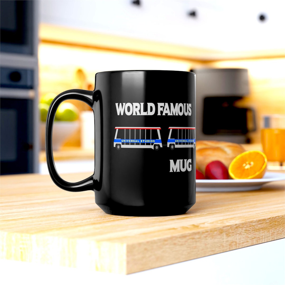 World Famous Mug PERSONALIZED Theme Park Rides BLACK Mug in 11oz or ...