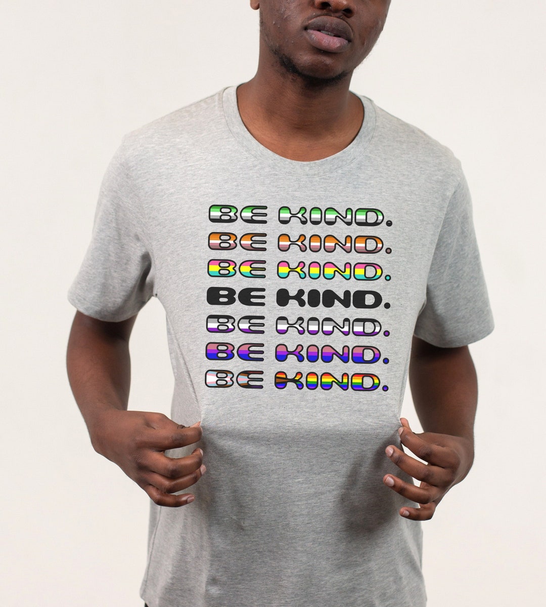 Be Kind Pride Shirt LGBTQ Orientation Flags Tee Unisex Soft Style or ...