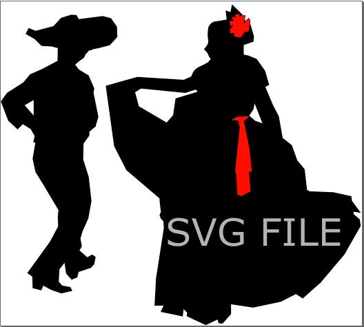 Bailarina de folklore mexicano SVG - Etsy México