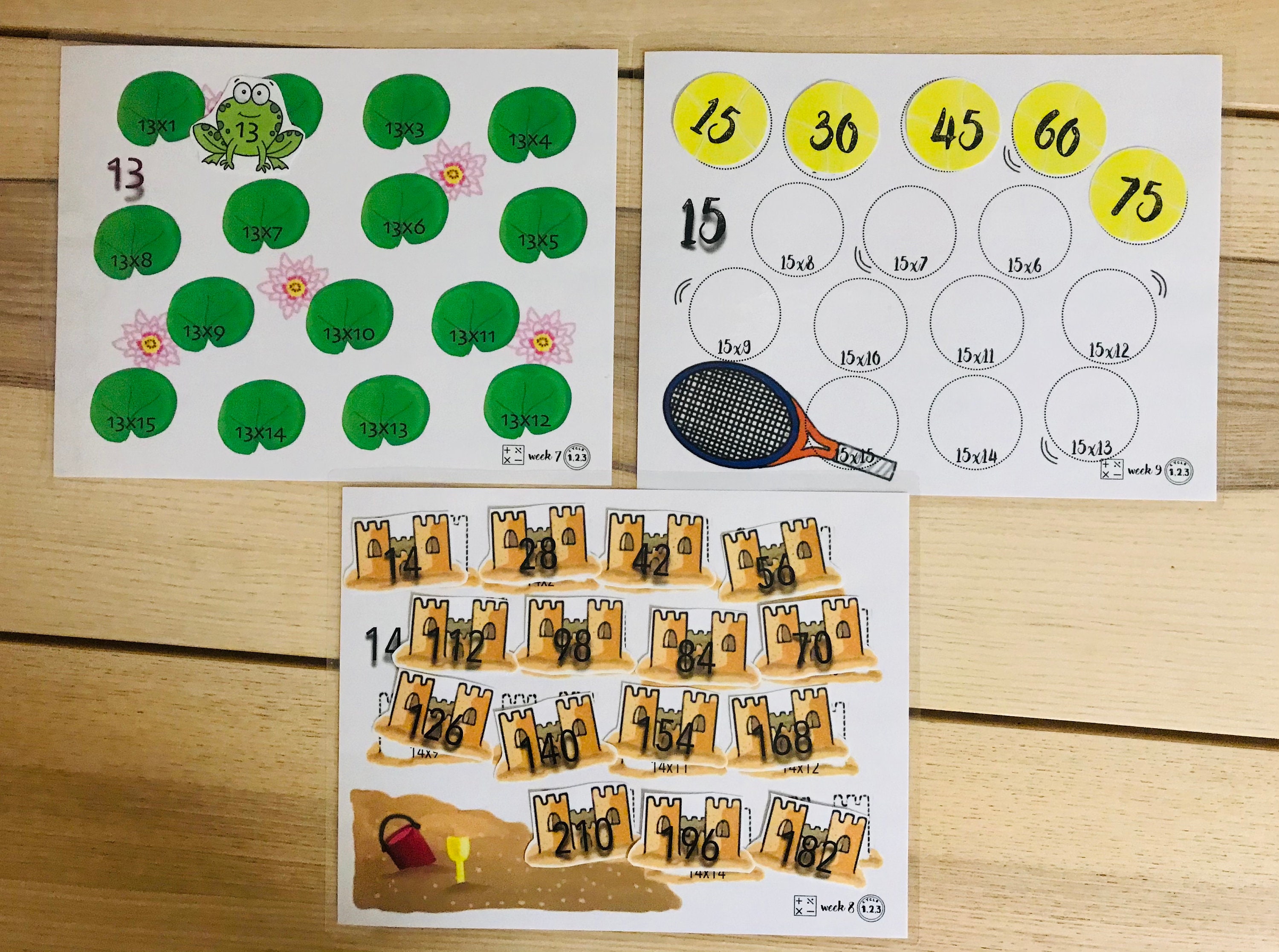 CC Cycle 1, 2, 3 - Math - Interactive Laminates - *PDF* - Etsy