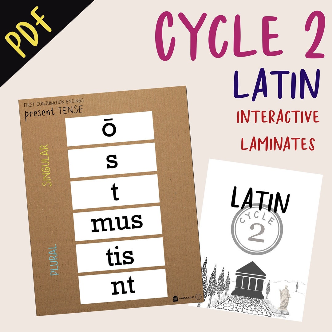 CC Cycle 2 - Latin - Interactive Laminates - PDF - Etsy