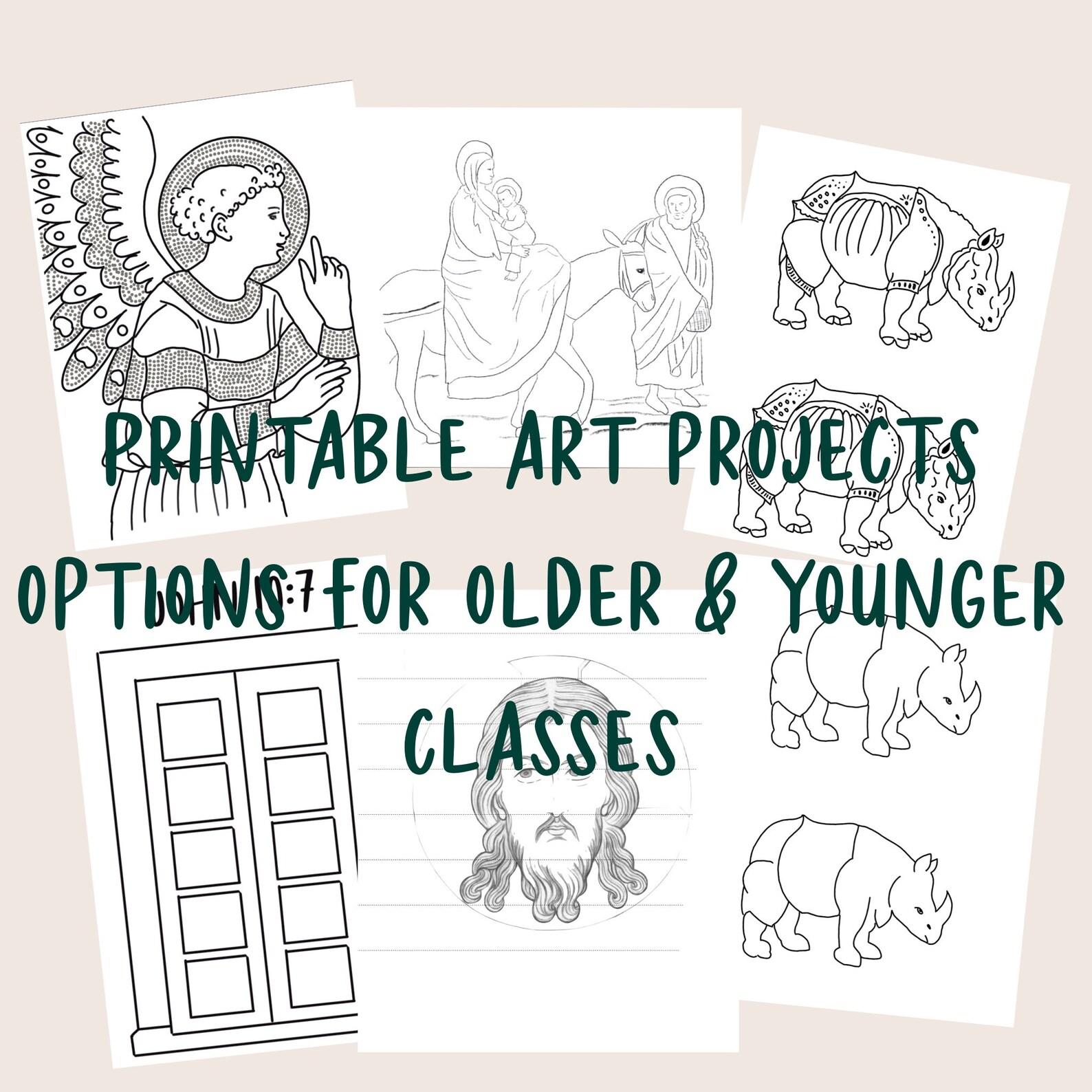 CC Cycle 1 Fine Arts - Great Artists - Weeks 13-18 - PDF - Etsy