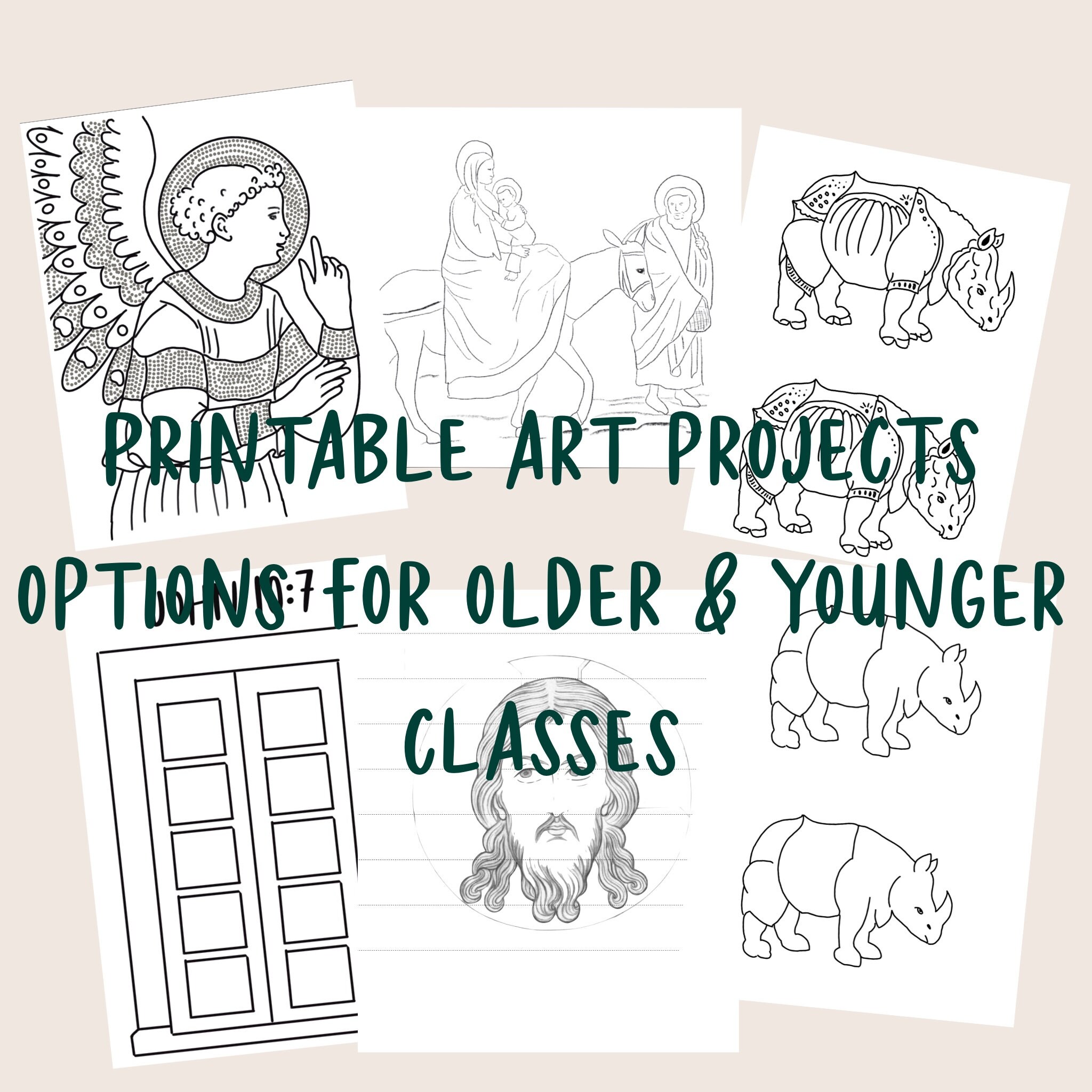 CC Cycle 1 Fine Arts - Great Artists - Weeks 13-18 - PDF - Etsy