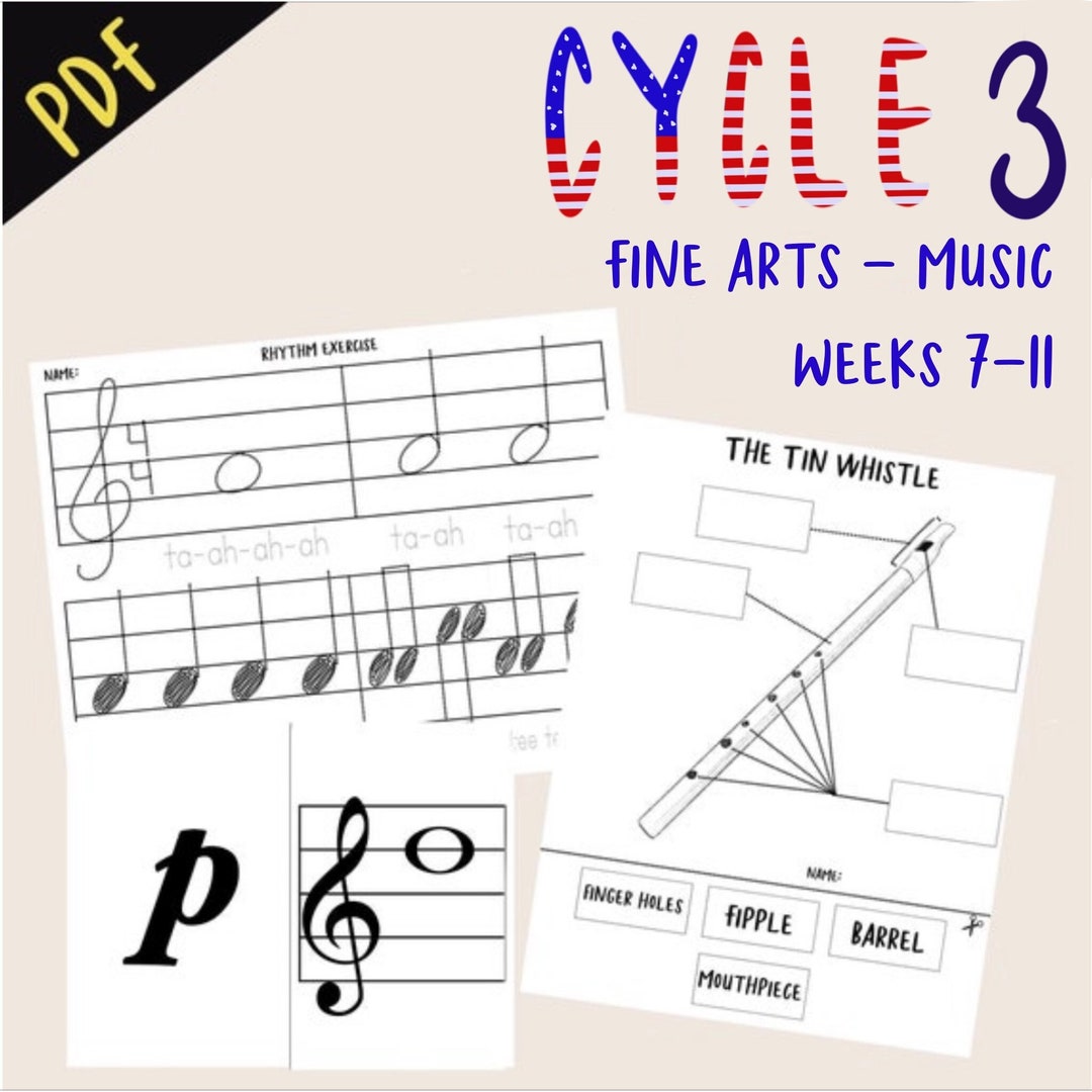 CC Cycle 3 Fine Arts Music Weeks 7-11 PDF - Etsy