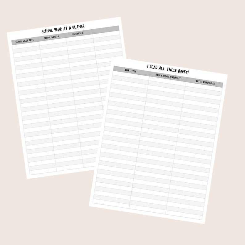 CC Cycle 2 School Record Keeping Journal Whole School Year Easy and ...