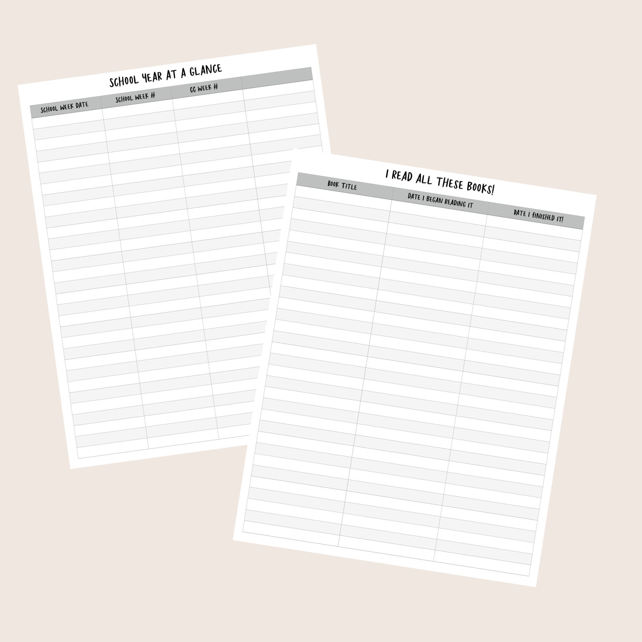 CC Cycle 2 School Record Keeping Journal Whole School Year Easy and ...