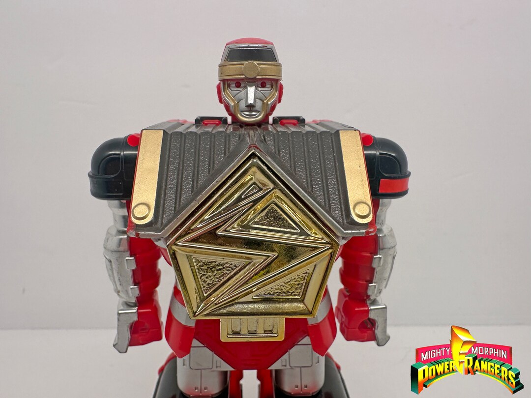1995 Power Rangers Red Shogun Zord bandai - Etsy