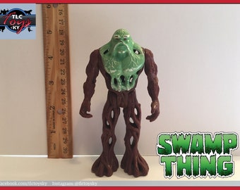 Vintage 1990 Kenner DC Comics Swamp Thing Dr. Deemo Figure ad