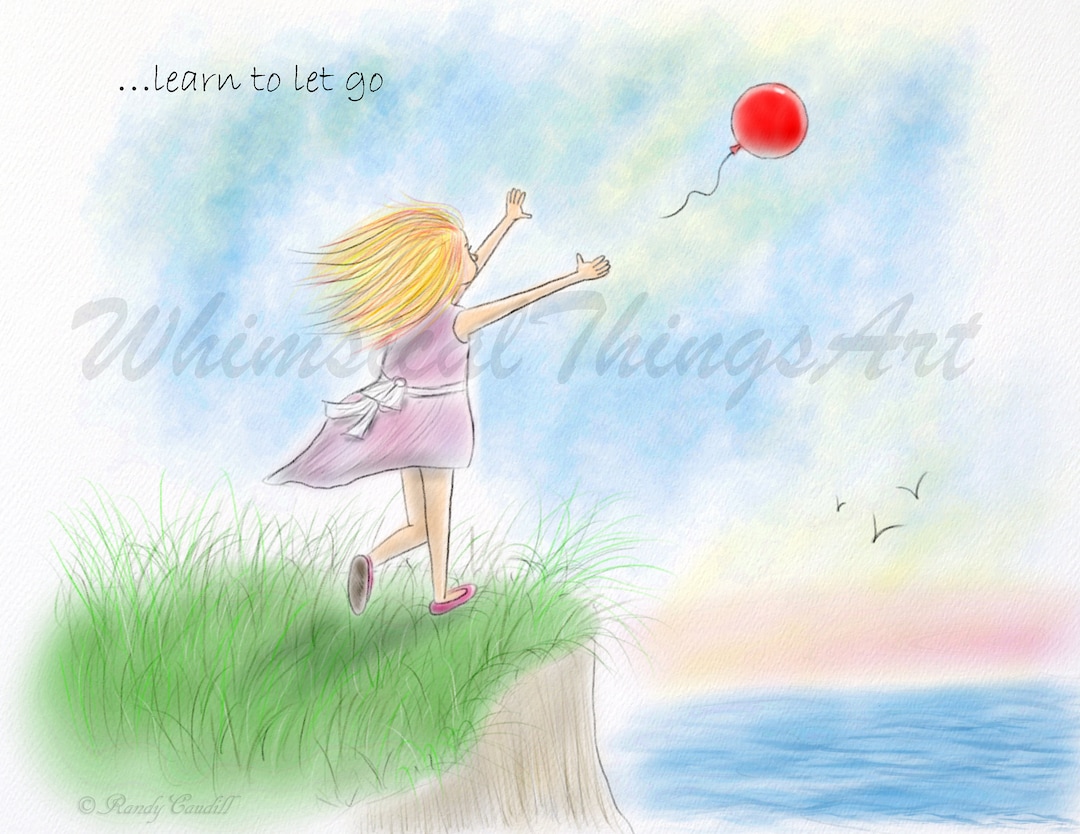 Learn to Let Go - Digital Art - Instant Download - Etsy