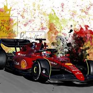 Unique Hand-painted Digital Car Painting Personalized Car Art 18x24 - Etsy