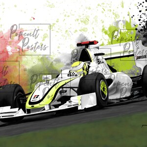 Unique Hand-painted Digital Car Painting Personalized Car Art 18x24 - Etsy