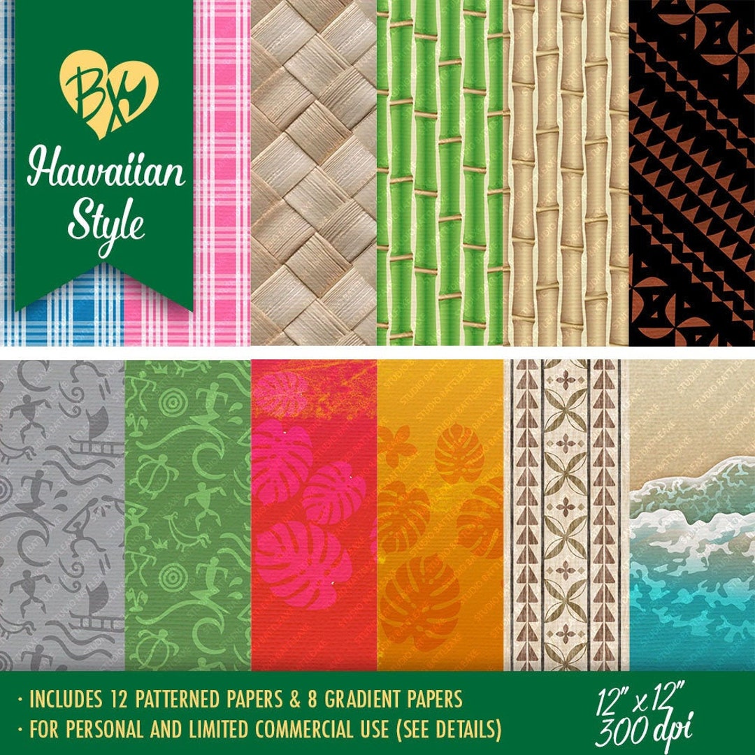 Hawaiian Style PAPERS ONLY - Etsy