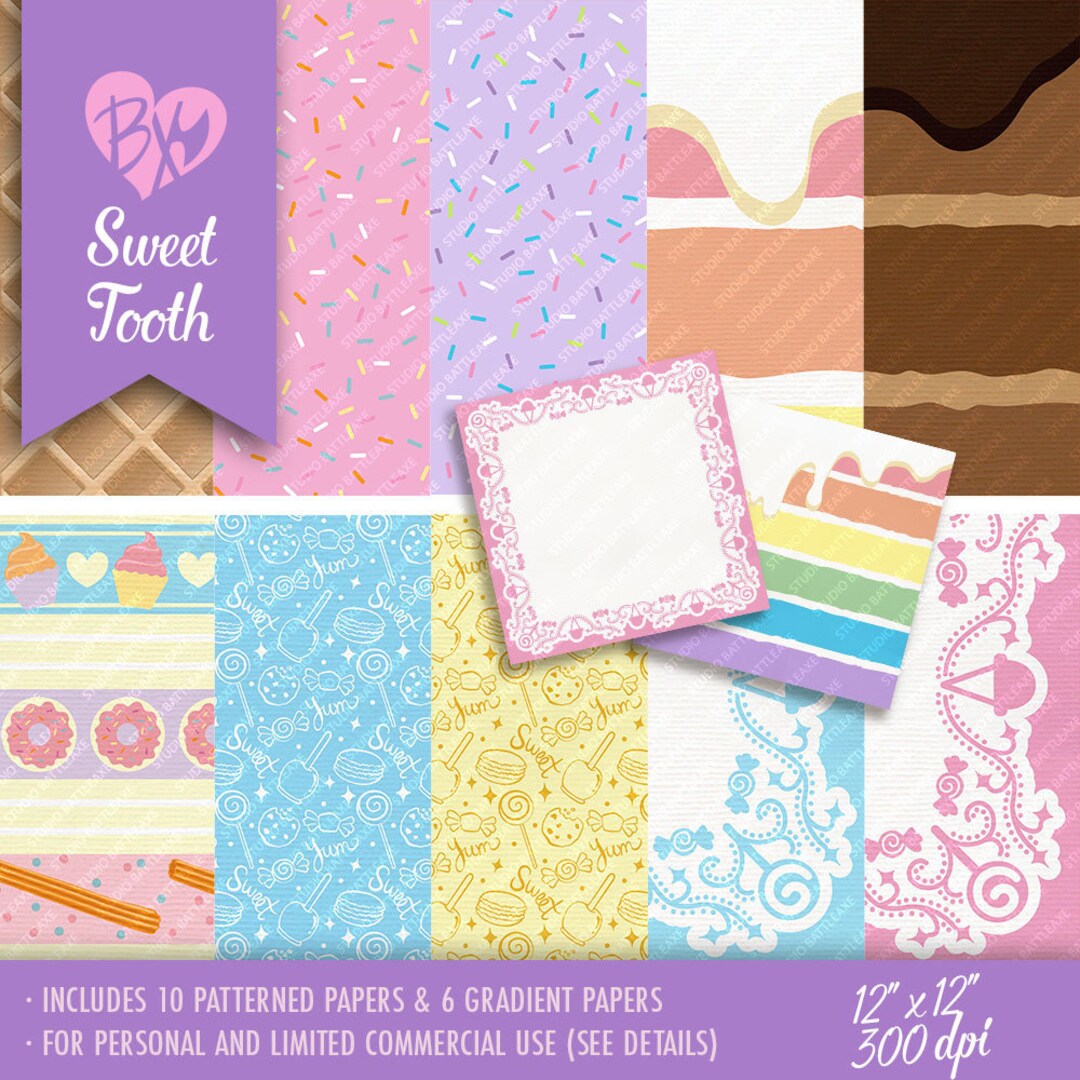 Sweet Tooth PAPERS ONLY - Etsy