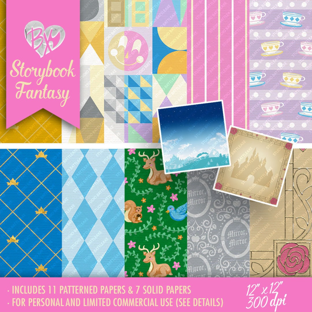 Storybook Fantasy PAPERS ONLY - Etsy