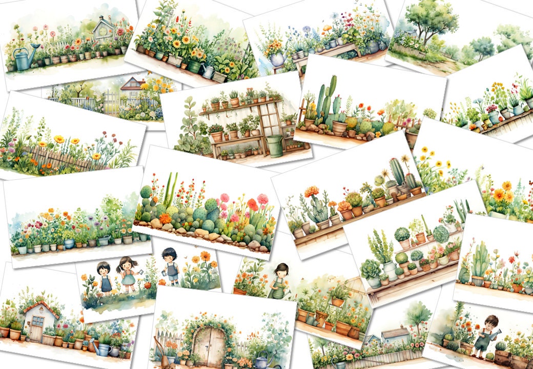 Editable BOOKMARK Templates gardens, Plants and Flowers Add Your Own ...