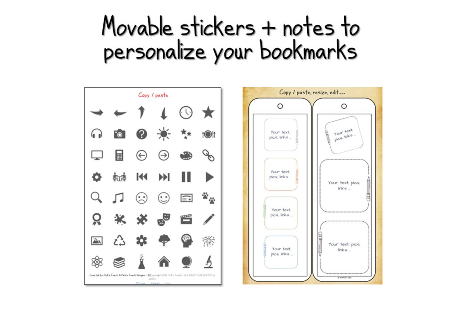 30 Easy-to-customize BOOKMARK Templates 100% EDITABLE for Any Occasion ...