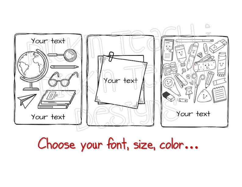 EDITABLE Coloring Book Covers / Pages for Back to School 60+ Templates ...