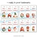 Editable BOOKMARK Templates for Christmas Add Your Own Text and Images ...