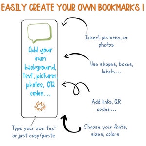 30 Easy-to-customize BOOKMARK Templates 100% EDITABLE for Any Occasion ...