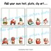 Editable BOOKMARK Templates for Christmas Add Your Own Text and Images ...