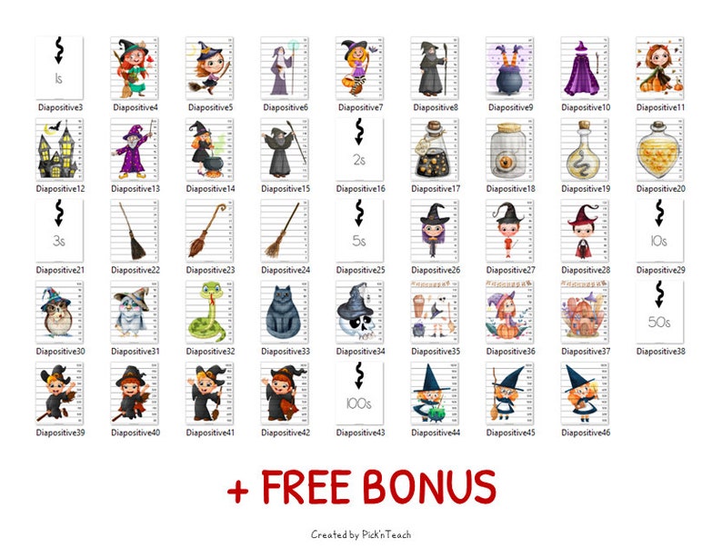 Wizard Number Puzzles, Counting Practice (digital Download) - Etsy
