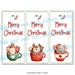 Editable BOOKMARK Templates for Christmas Add Your Own Text and Images ...