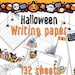 Halloween Writing or Drawing Paper - Instant Download - Cauldron ...