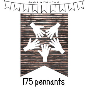 Printable BANNER Templates 175 Pennants for Birthday - Etsy