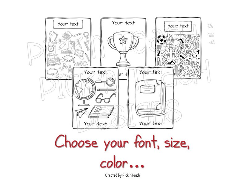 EDITABLE BUNDLE of Coloring Book Covers / Pages for Back to School 120 ...