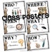 WH Questions - Posters for the Classroom and Reference Sheet for ...