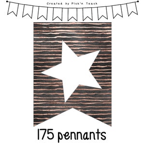 Printable BANNER Templates 175 Pennants for Birthday - Etsy