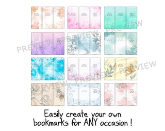 Bookmark Svg Bookmark Template Bundle Svg Bookmark Label - Etsy