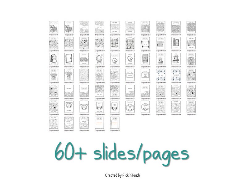 EDITABLE BUNDLE of Coloring Book Covers / Pages for Back to School 120 ...