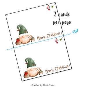Editable Christmas Cards Greetings Writing Activities Family and ...